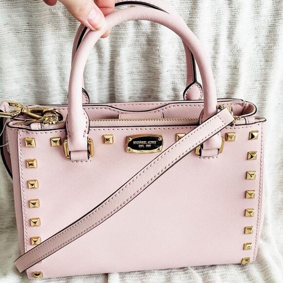MICHAEL Michael Kors | Bags | Nwt Michael Kors Kellen Studded Blossom ...